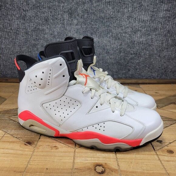 Jordan | Shoes | Nike Air Jordan 6retro White Sneakers Mixed Colors ...
